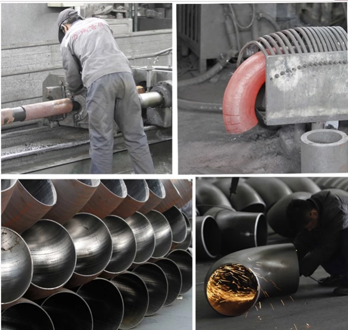 Sch 40 curvas de tubo 5D LR API 5L GR. Codo de acero inoxidable ...